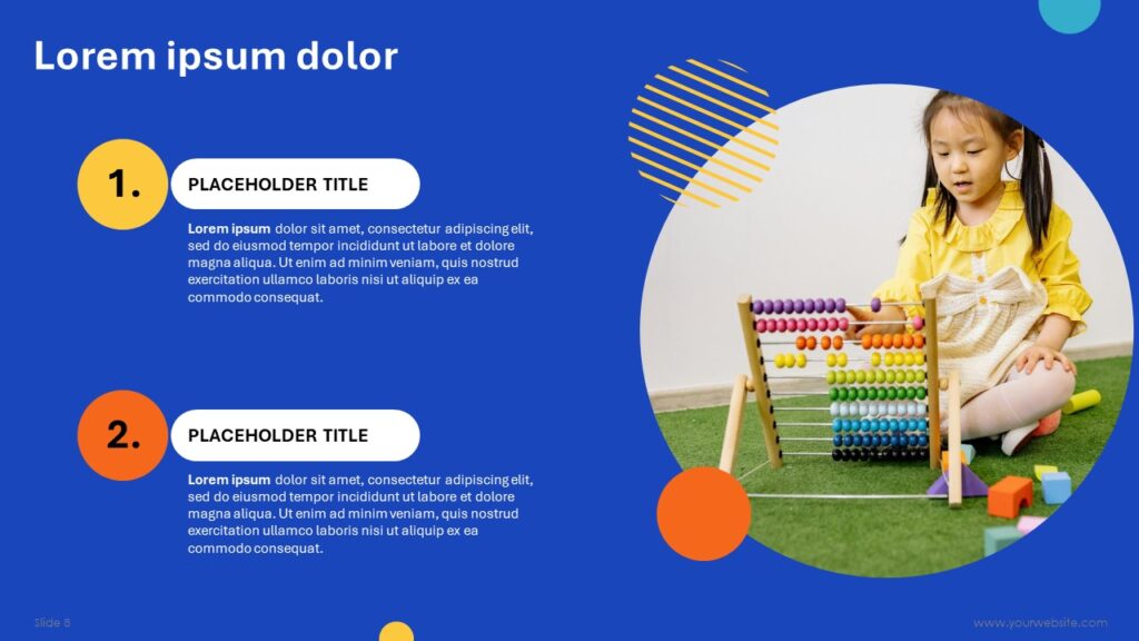 Kindergarten School Template - SlidesBrain LTD