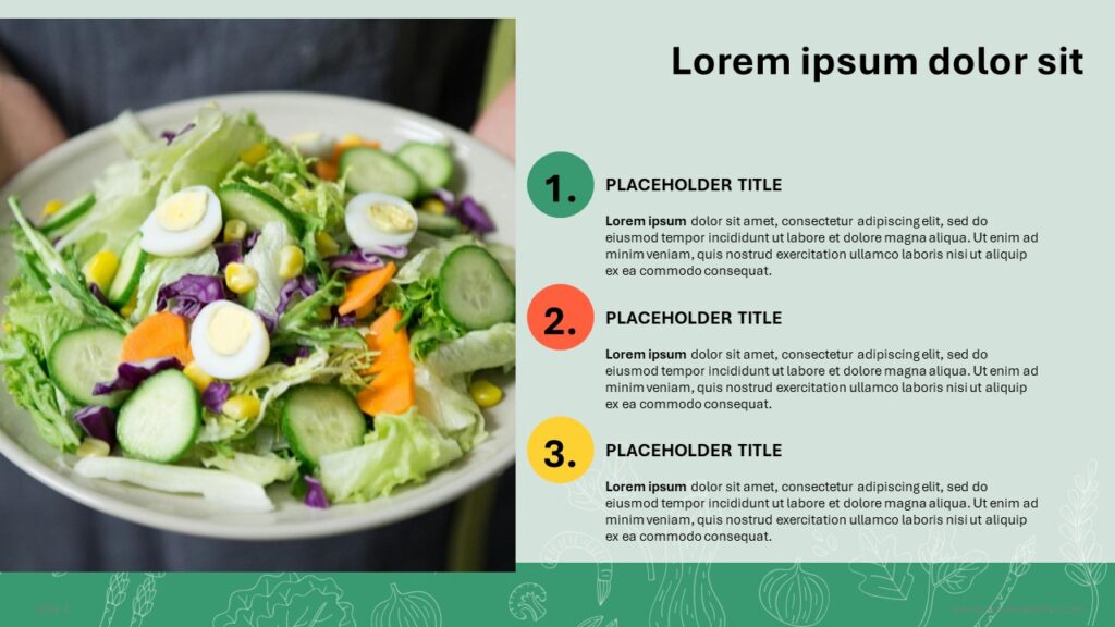 Nutrition Food Templates and Google Slides