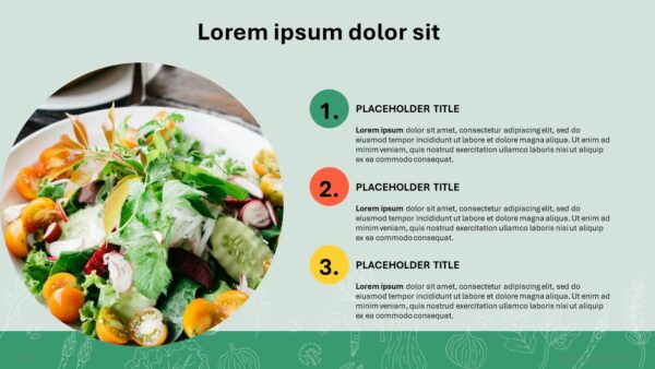 Nutrition Food Templates and Google Slides