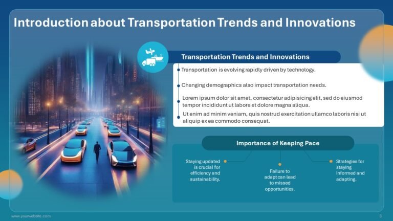 Trends and Innovations in Transportation Presentation