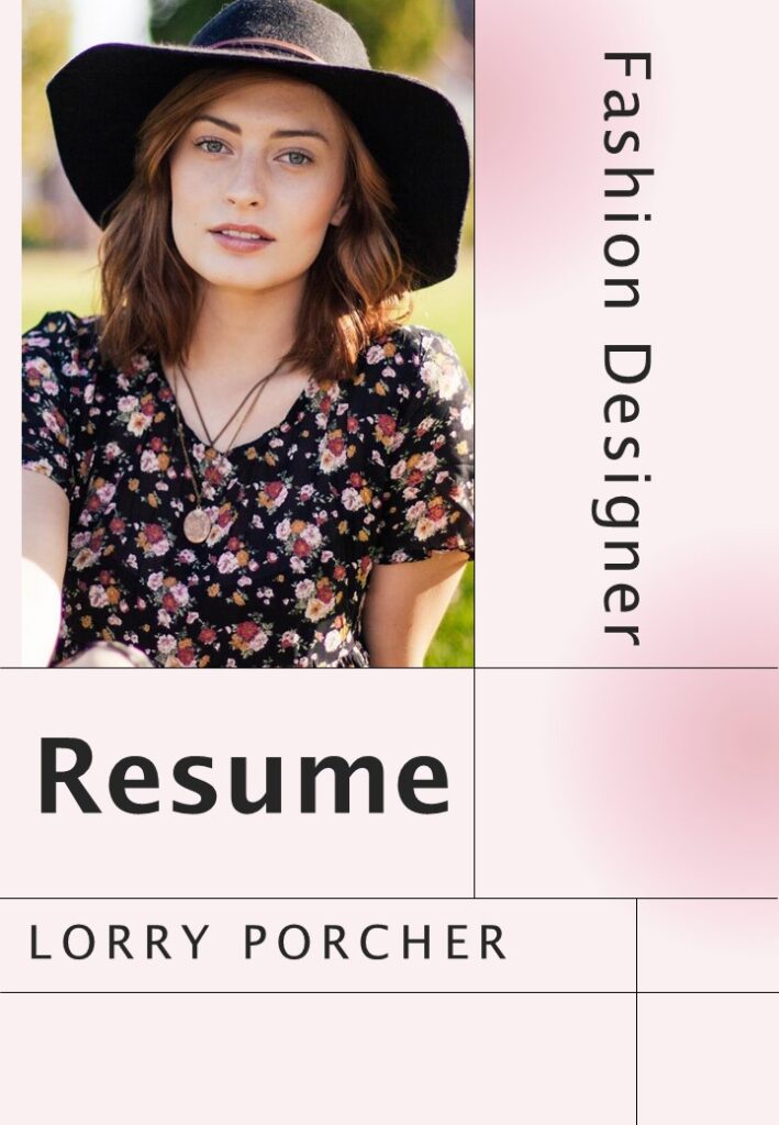 Fashion Designer Resume Presentation and Google Slides