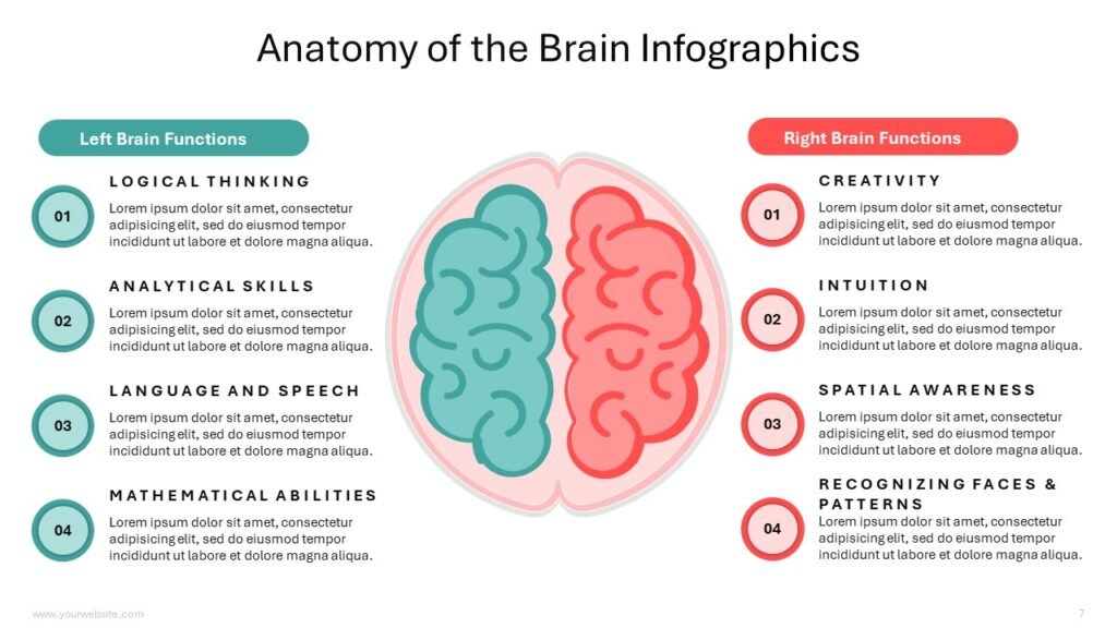 Brain Infographics Presentation Templates | SlidesBrain