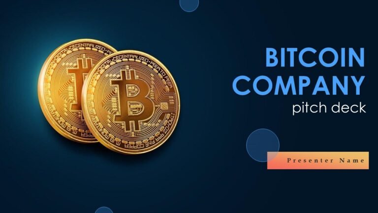 Bitcoin Company Pitch Deck Presentation | PPT and Google Slides