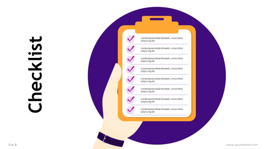 Checklist Infographics Templates and Google Slides