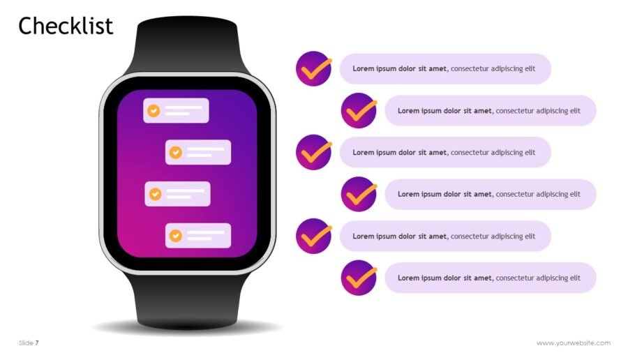 Checklist Infographics Templates and Google Slides
