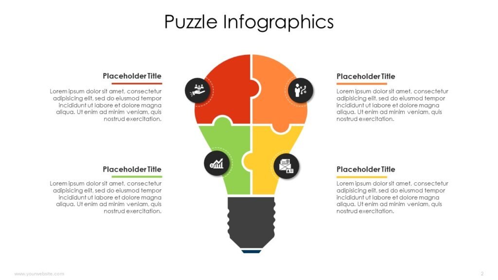 Puzzle Infographics Presentation Templates and Google Slides