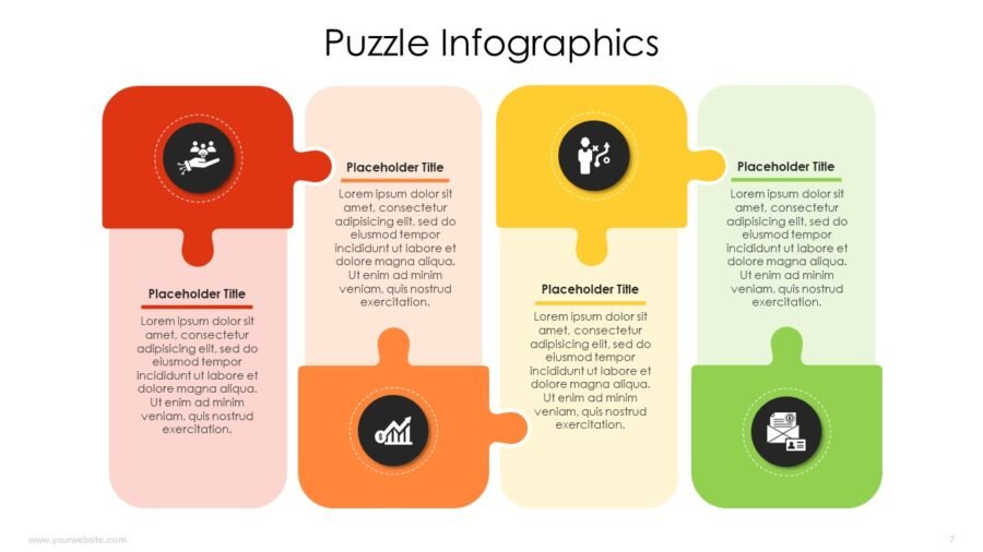 Puzzle Infographics Presentation Templates and Google Slides