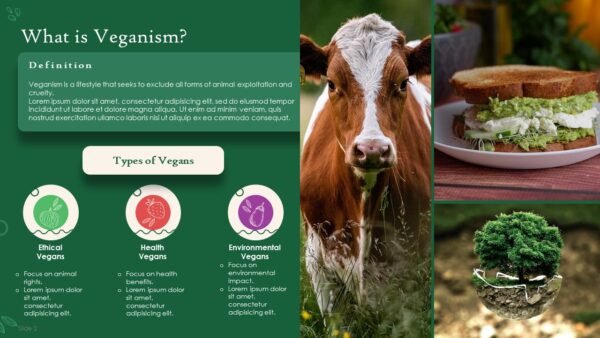 Vegan Cuisine Presentation Templates and Google Slides