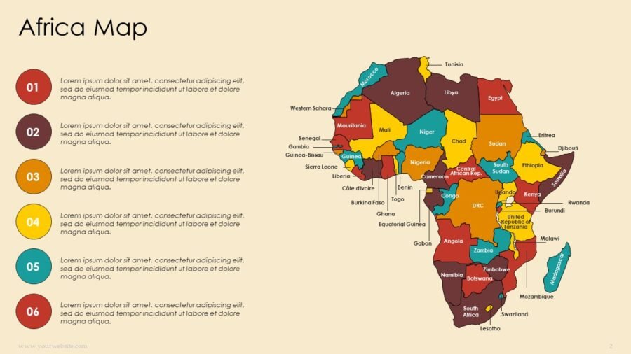 Africa Map Presentation Templates and Google Slides