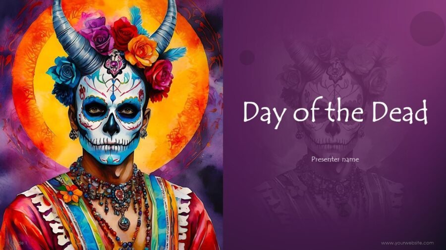 Day of the Dead Presentation Templates and Google Slides