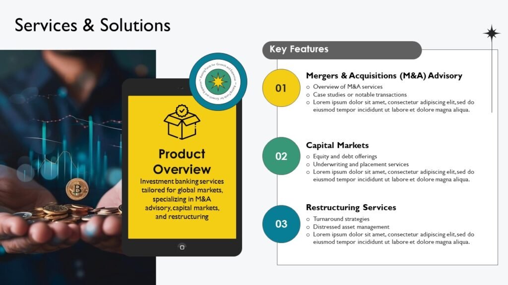 Investment banking Pitch Deck | SlidesBrain