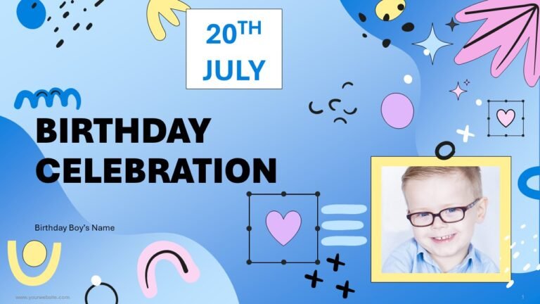 Modern Birthday Presentation Templates and Google Slides