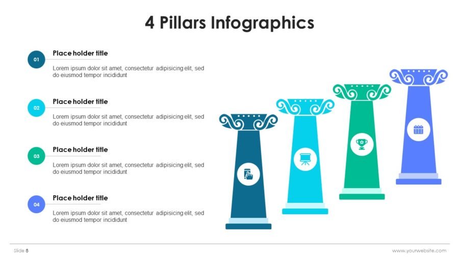Pillars Infographics Templates and Google Slides | SlidesBrain