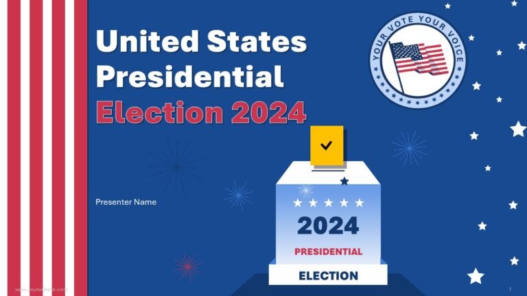 United States Presidential Election 2024 Presentation Templates