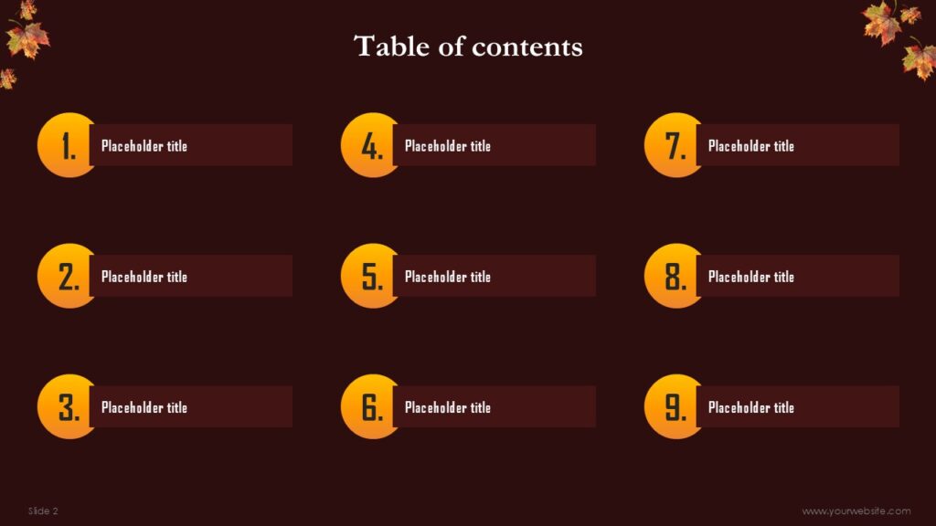 Free Amazing Dark Fall Aesthetic PowerPoint Templates