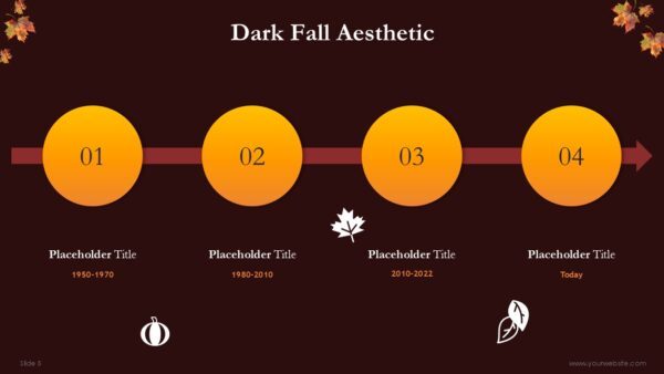 Free Amazing Dark Fall Aesthetic PowerPoint Templates