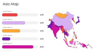 Asia Map Presentation Templates and Google Slides | SlidesBrain