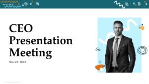 CEO Presentation Meeting Templates for PowerPoint and Google Slides