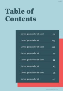 Corporate Blueprint Proposal A4 Presentation and Google Slides