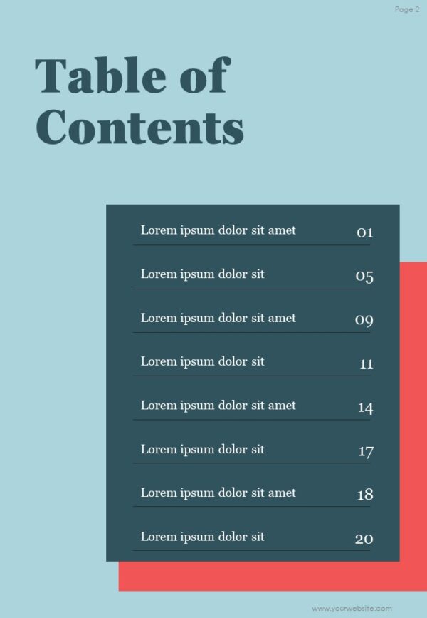 Corporate Blueprint Proposal A4 Presentation and Google Slides