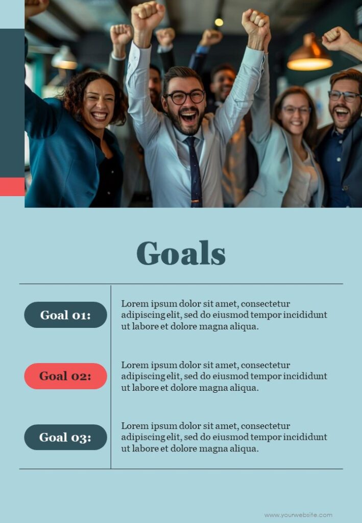 Corporate Blueprint Proposal A4 Presentation and Google Slides