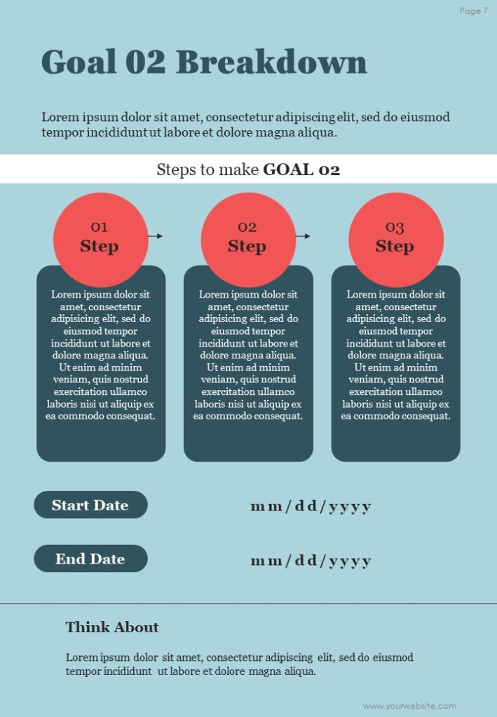 Corporate Blueprint Proposal A4 Presentation and Google Slides