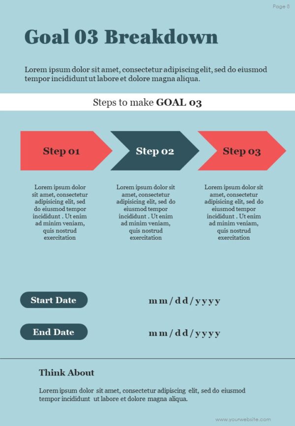Corporate Blueprint Proposal A4 Presentation and Google Slides