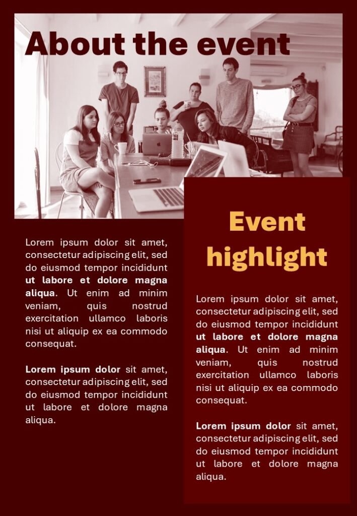 Event Proposal A4 Presentation Templates and Google Slides