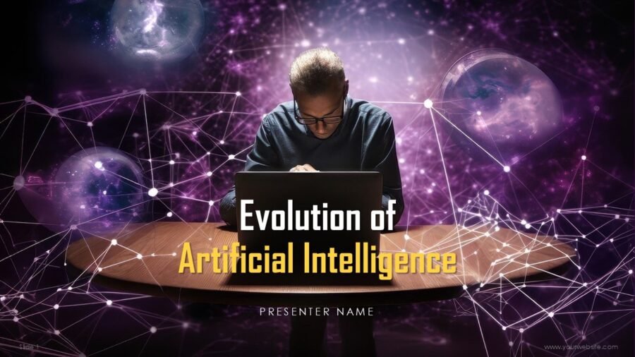 Evolution of Artificial Intelligence PowerPoint Templates and Google Slides