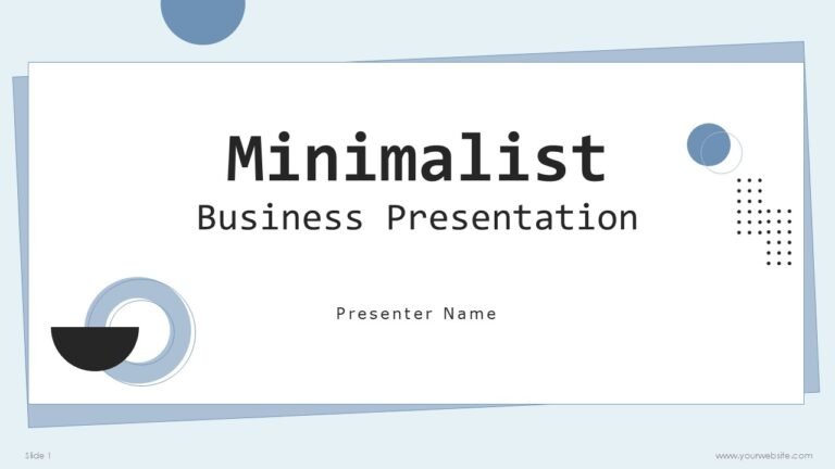 Minimalist Business Slides PowerPoint Templates & Google Slides