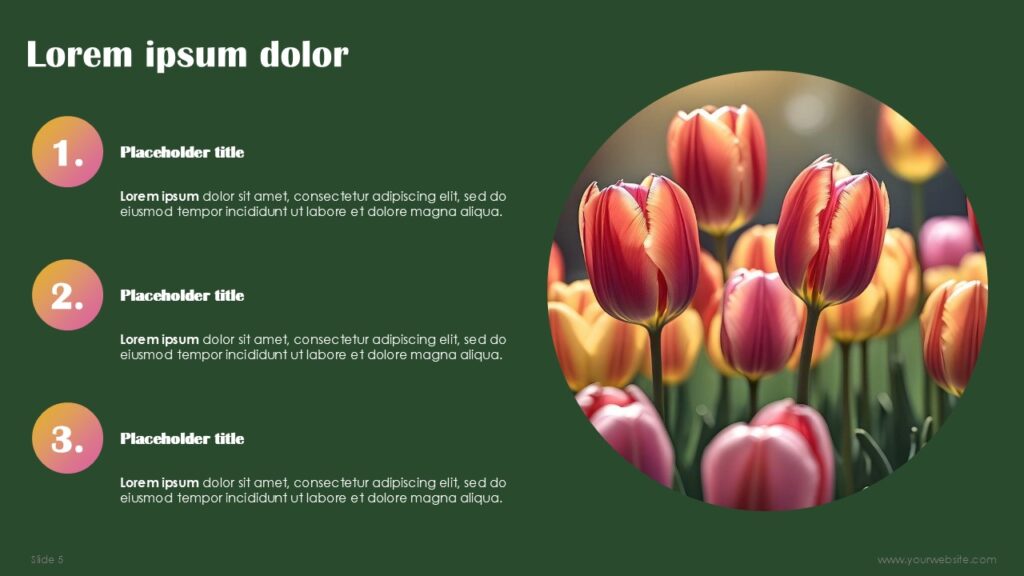 Ottawa Tulip Festival PowerPoint Template and Google Slides | SlidesBrain