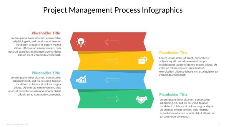 Project Management Process Infographics Templates