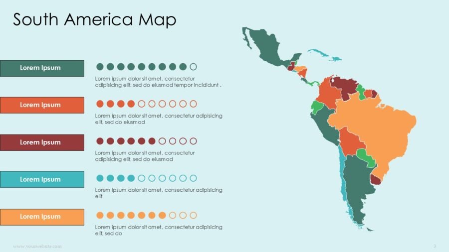 South America Map Presentation Templates and Google Slides