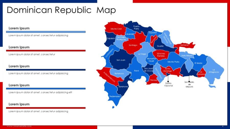 Dominican Republic Map Presentation Templates & Google Slides