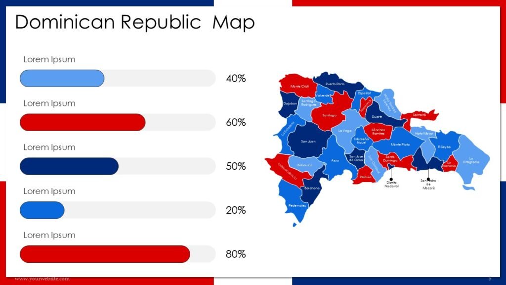 Dominican Republic Map Presentation Templates & Google Slides