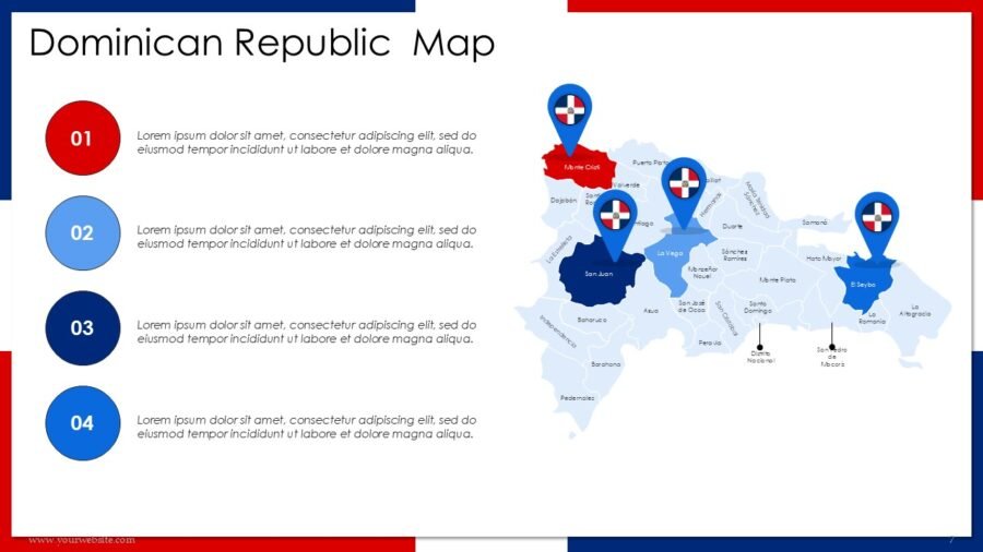 Dominican Republic Map Presentation Templates & Google Slides