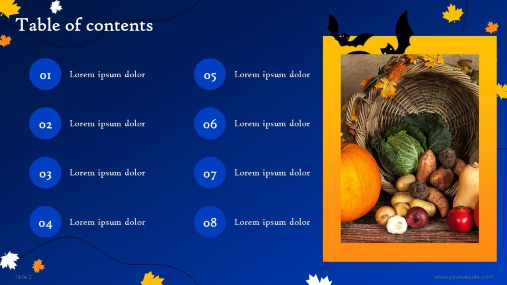 Halloween Celebration Deck Presentation Templates