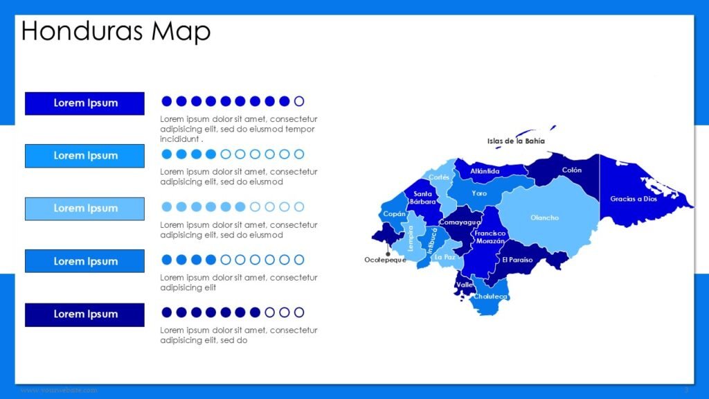 Honduras Map Presentation Templates and Google Slides