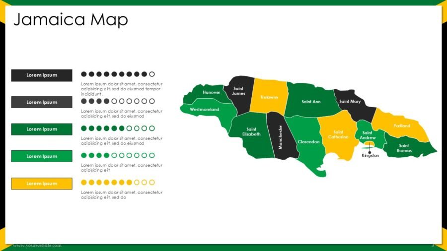 Jamaica Map Presentation Templates and Google Slides