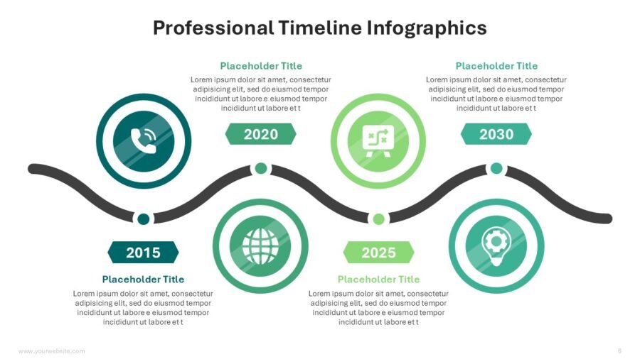 Professional Timeline Infographics Templates & Google Slides