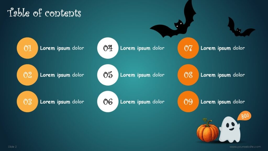 Spooky Halloween Presentation Templates and Google Slides