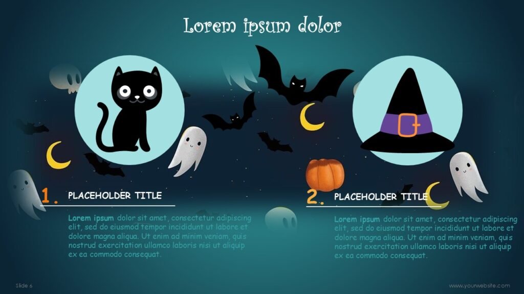 Spooky Halloween Presentation Templates and Google Slides