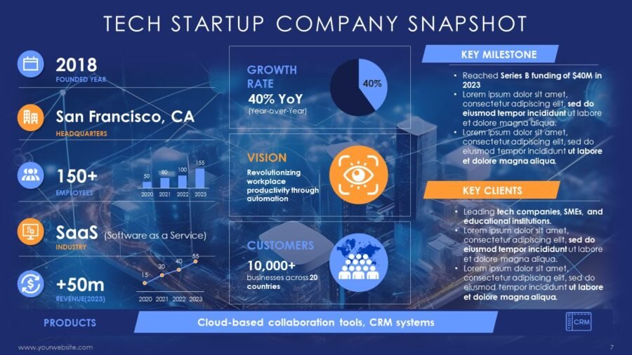 Tech Startup Company Presentation Templates & Google Slides