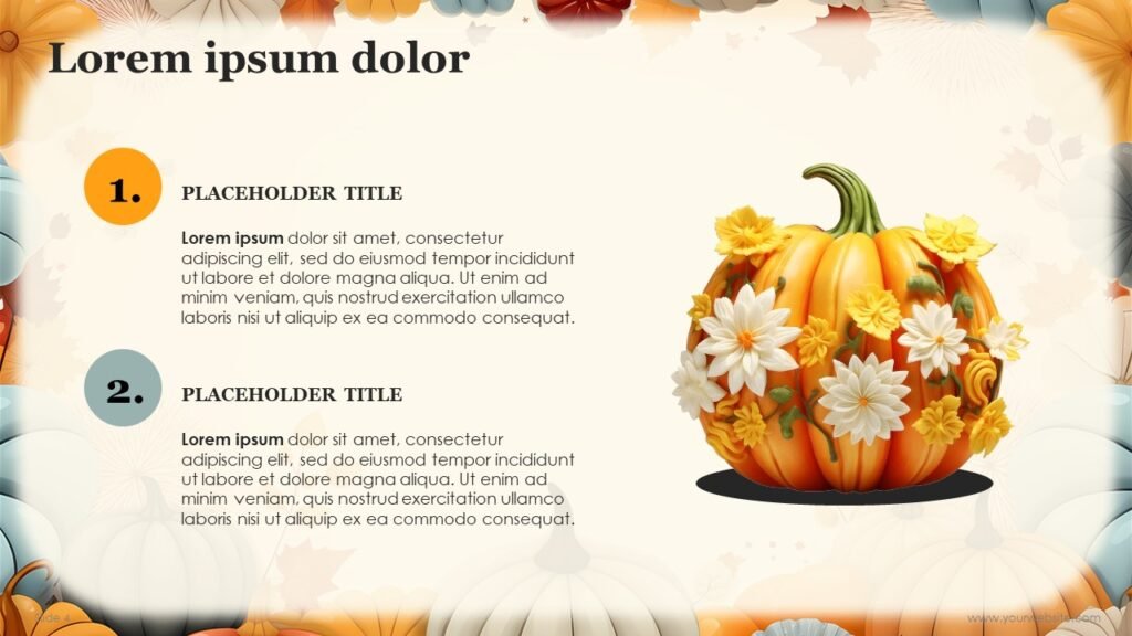 Thanksgiving Background PowerPoint Templates & Google Slides