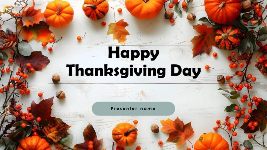 Thanksgiving Day PowerPoint Templates & Google Slides