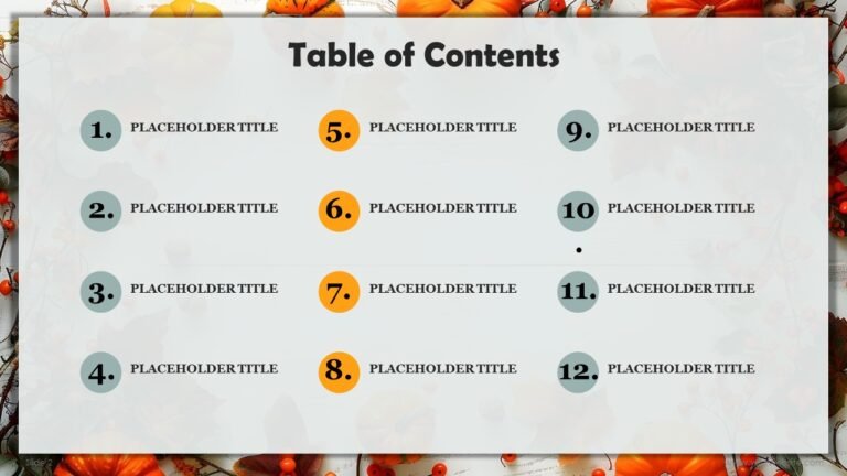Thanksgiving Day PowerPoint Templates & Google Slides