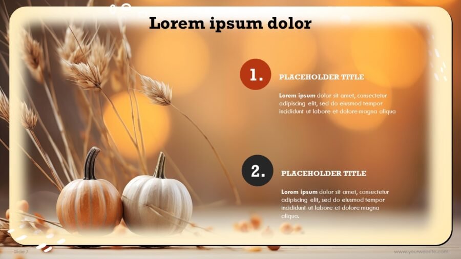 Thanksgiving Presentation Templates and Google Slides