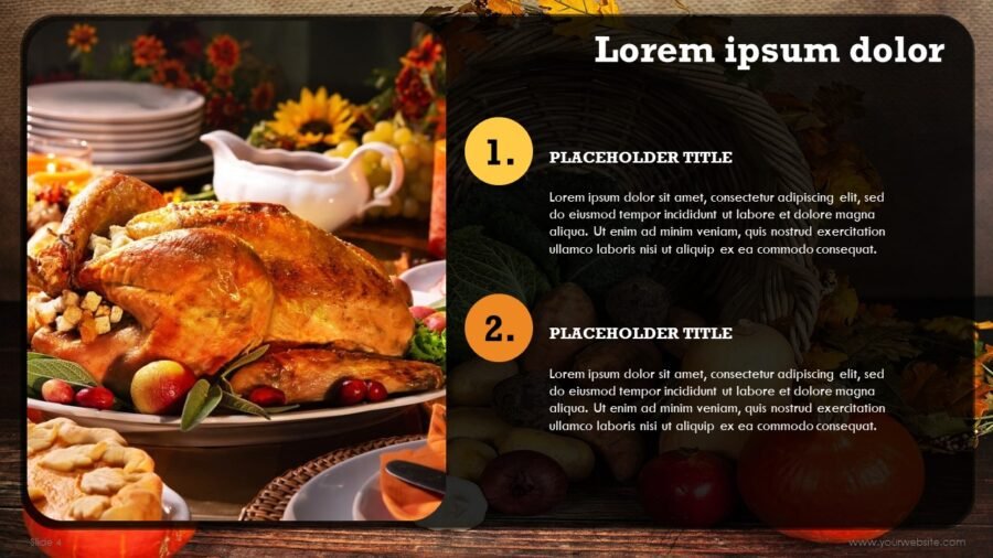 Thanksgiving Traditions PowerPoint Templates and Google Slides