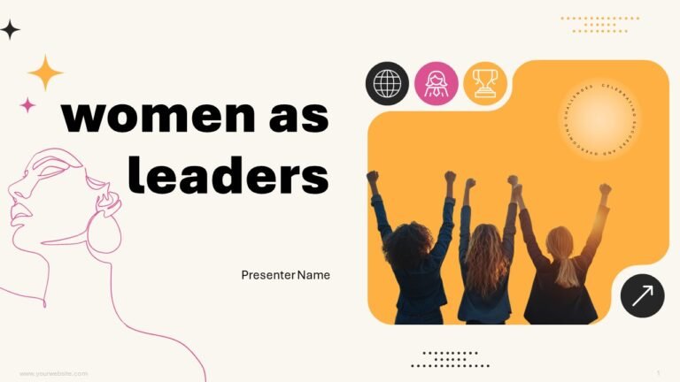 Women as Leaders Presentation Templates and Google Slides