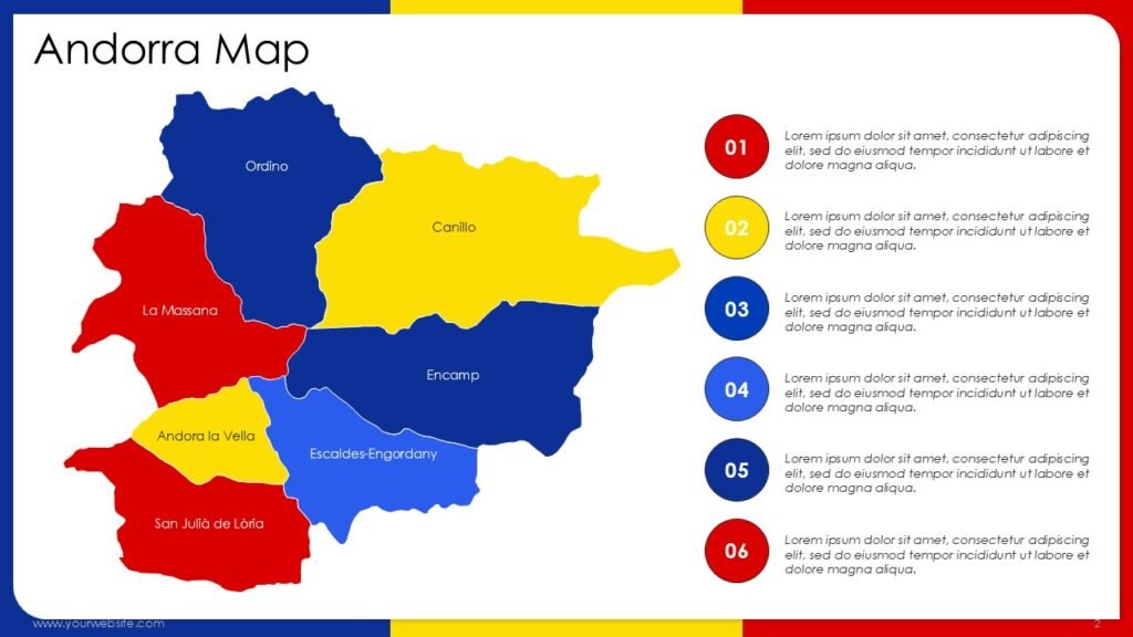 Andorra Map Presentation Templates and Google Slides Themes